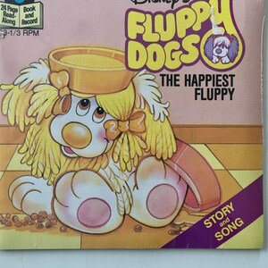 Fluppy Dogs: the Happiest Fluppy SEALED 7' Vinyl Record / Book, Disney ...