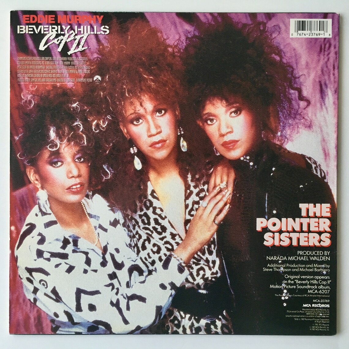 Beverly Hills Cop 2 the Pointer Sisters Be There LP Vinyl - Etsy