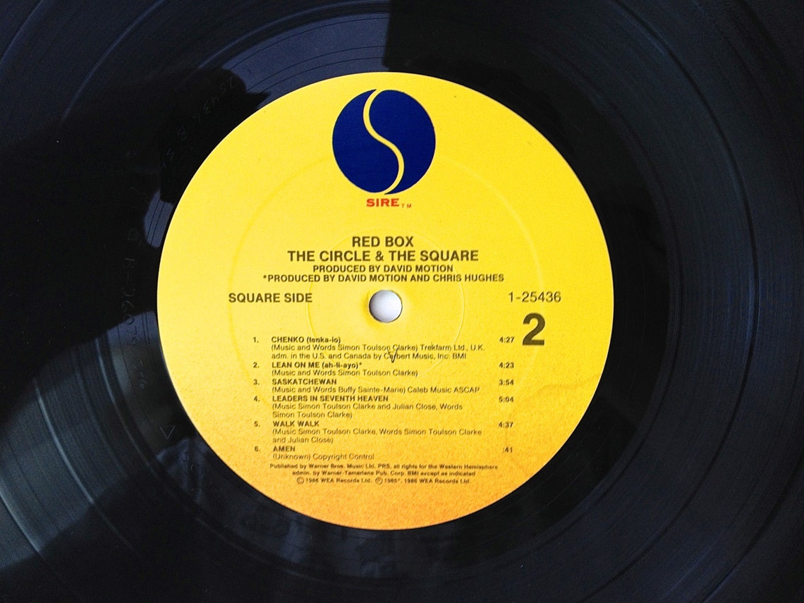 Red Box the Circle and the Square LP Vinyl Record Album - Etsy
