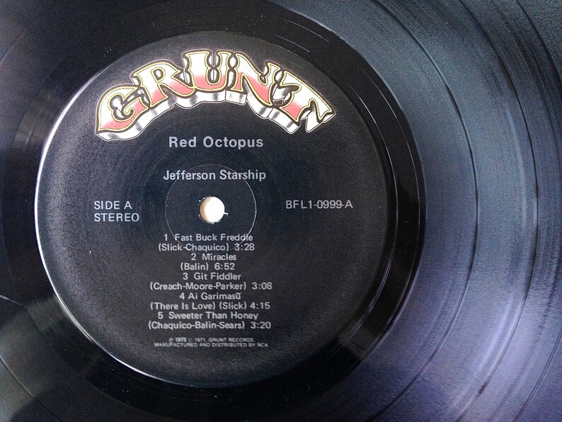 Jefferson Starship Red Octopus LP Vinyl Record Album Grunt - Etsy