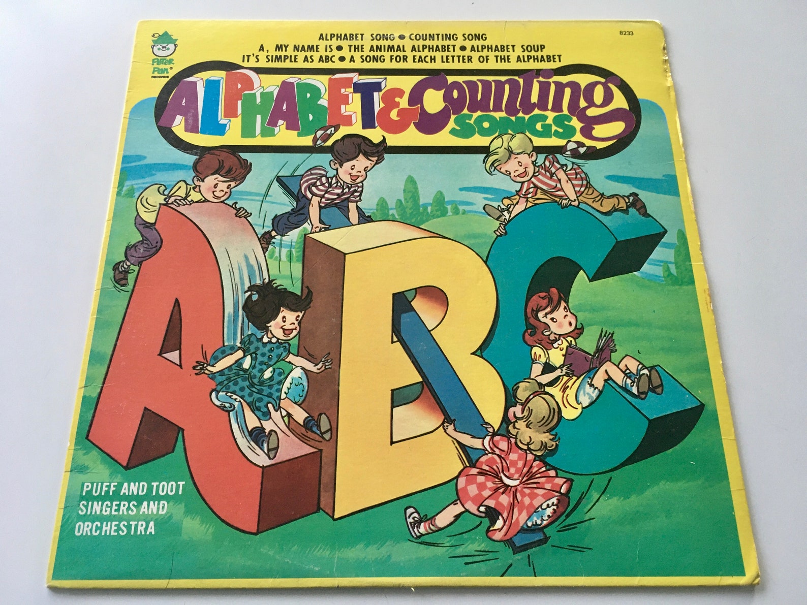 Alphabet & Counting Songs LP Vinyl Record Album, Peter Pan Records ...