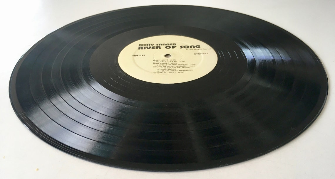 Ricky Tanner River of Song LP Vinyl Record Album Bonneville | Etsy