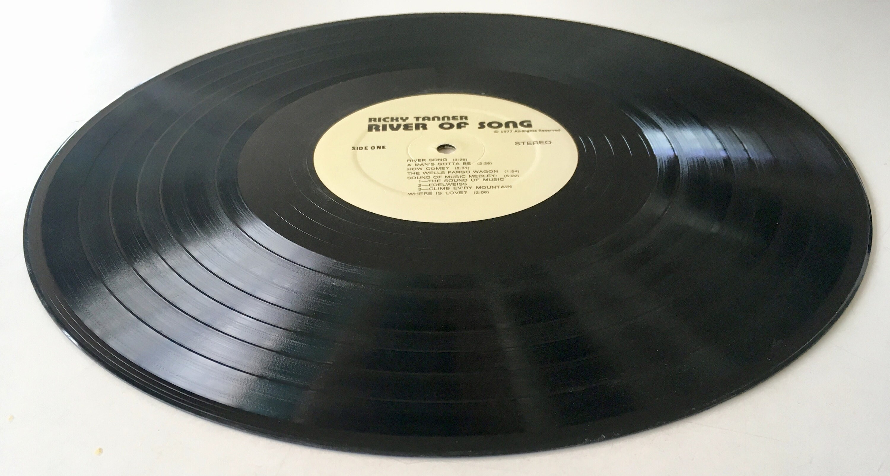 Ricky Tanner River of Song LP Vinyl Record Album Bonneville | Etsy