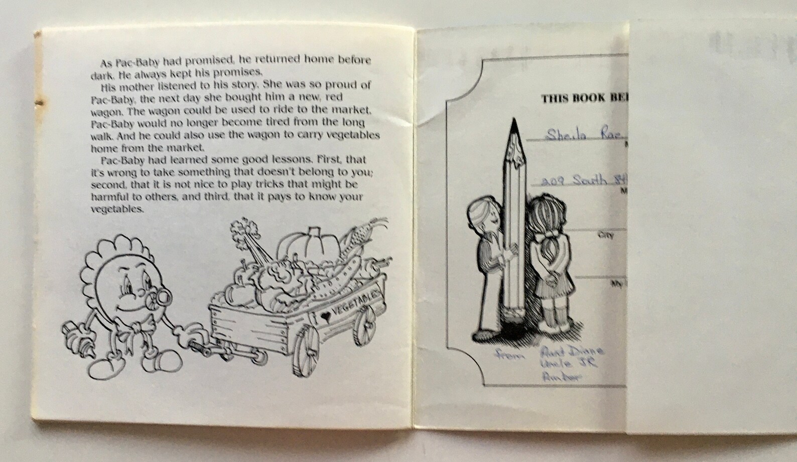 Pac-man: the Adventures of Super Pac-man 7' Vinyl Record / Book, Kid ...