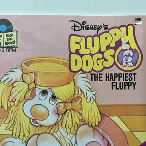 Fluppy Dogs: the Happiest Fluppy SEALED 7' Vinyl Record / Book, Disney ...