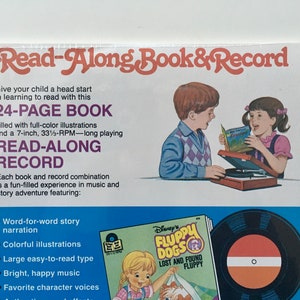 Fluppy Dogs: the Happiest Fluppy SEALED 7' Vinyl Record / Book, Disney ...