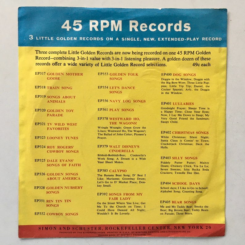 Old Yeller walt Disney's 6' 78 RPM Colored Vinyl - Etsy