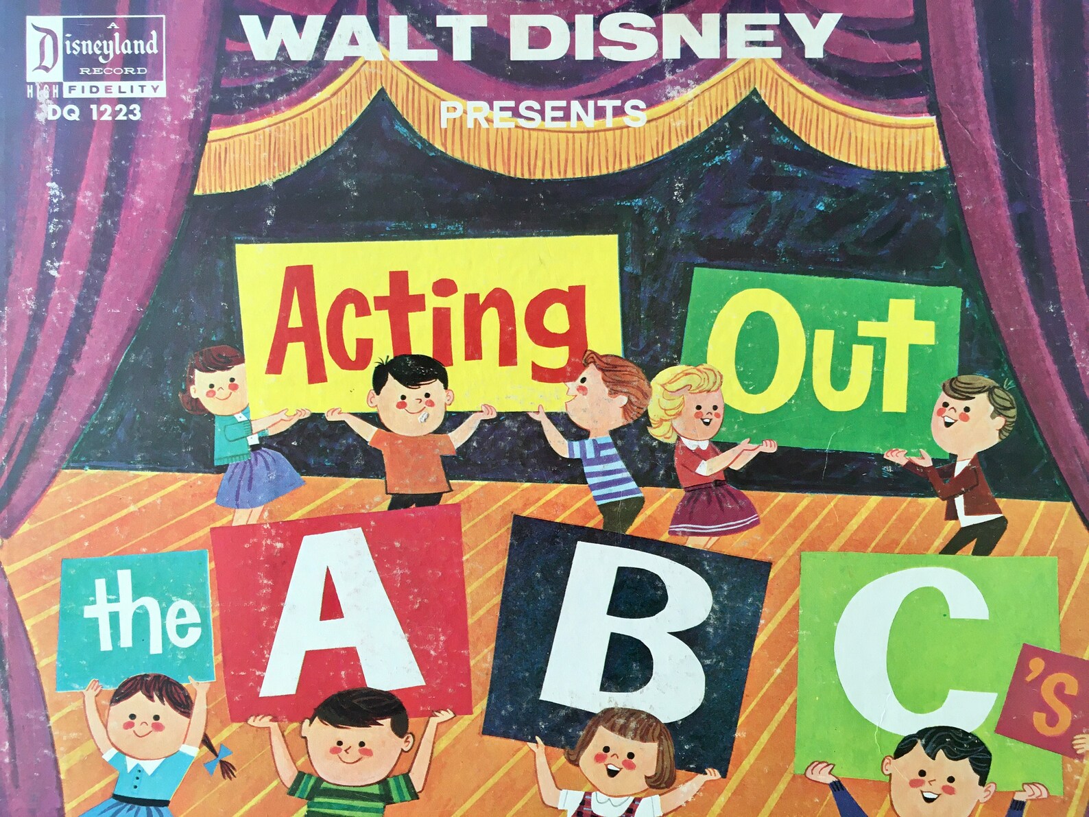 Acting Out the Abc's LP Vinyl Record Disneyland DQ - Etsy