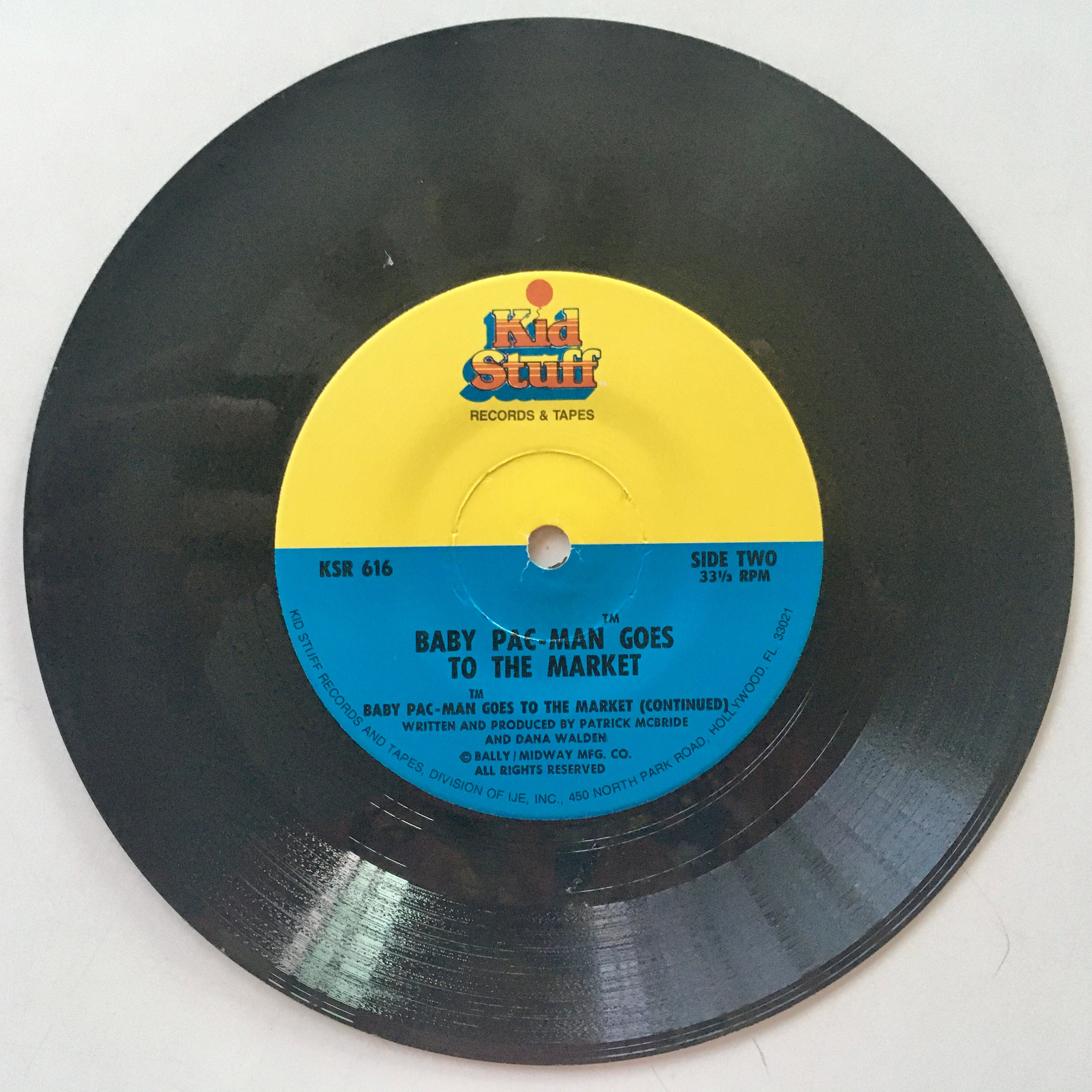 Pac-man: the Adventures of Super Pac-man 7' Vinyl Record / Book, Kid ...