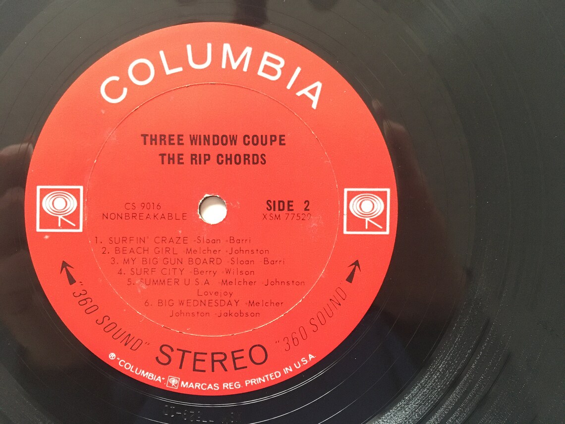 The Rip Chords Three Window Coupe LP Vinyl Record Album - Etsy