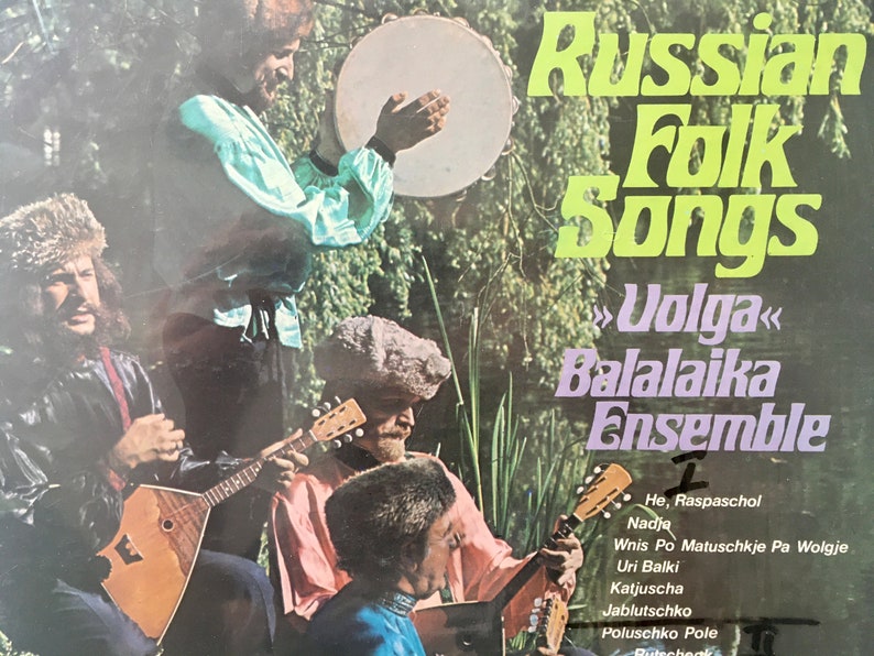 Russian Folk Songs LP Vinyl Record Album Fiesta FLPS 1666 - Etsy