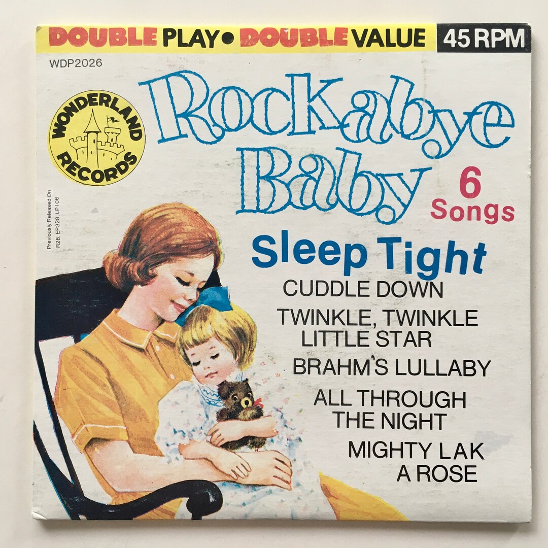 Rockabye Baby 7' Vinyl Record, Wonderland Records - WDP 2026, 1966 ...