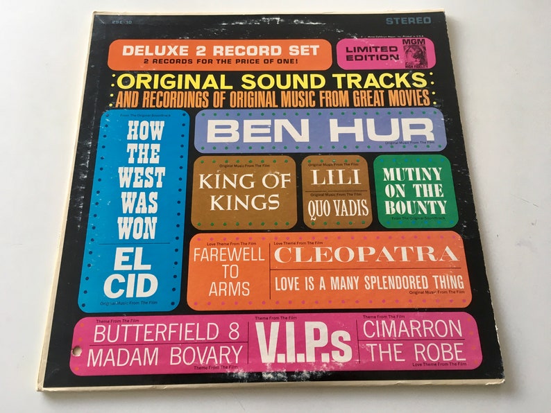 Original Sound Tracks and Recordings of Original Music From - Etsy