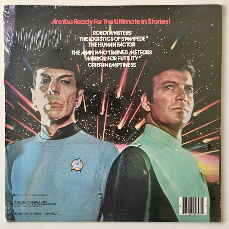 Star Trek SEALED LP Vinyl Record Album Peter Pan Records - Etsy