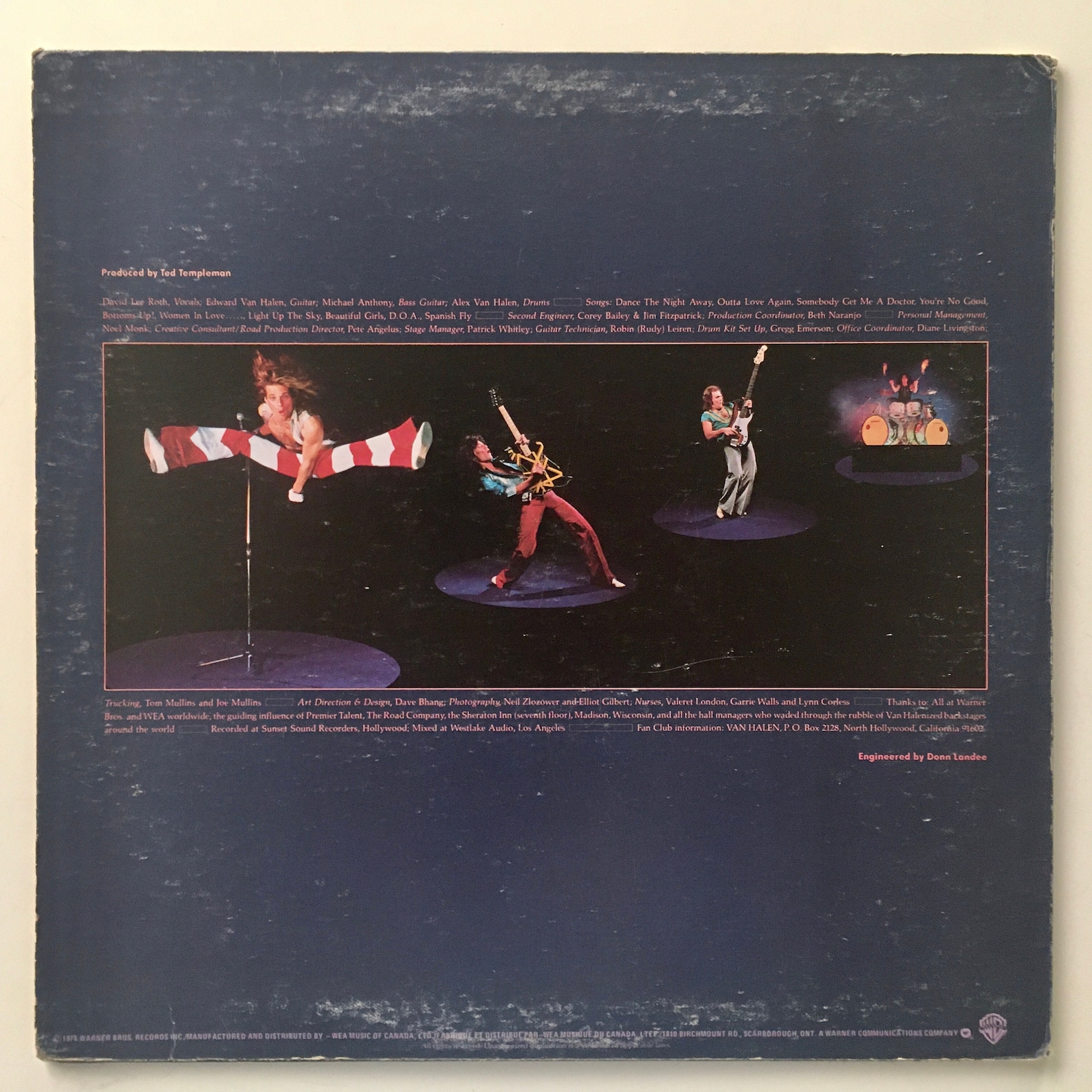 Van Halen - Van Halen II LP Vinyl Record Album, Warner Bros. Records-hs ...
