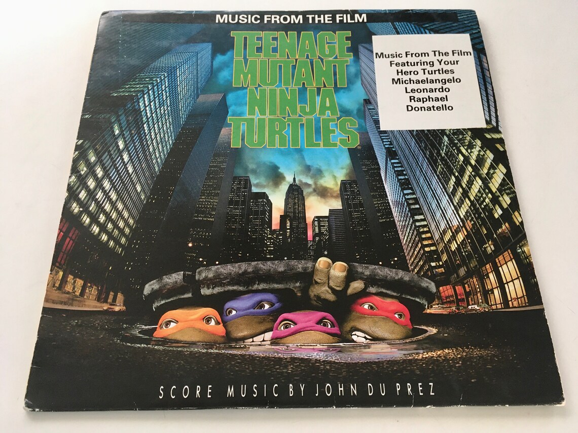 Teenage Mutant Ninja Turtles music From the Film LP Vinyl | Etsy