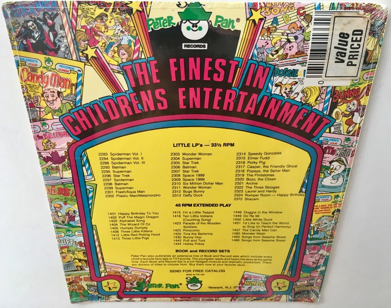 Hokey Pokey SEALED 7' Vinyl Record Peter Pan Records - Etsy