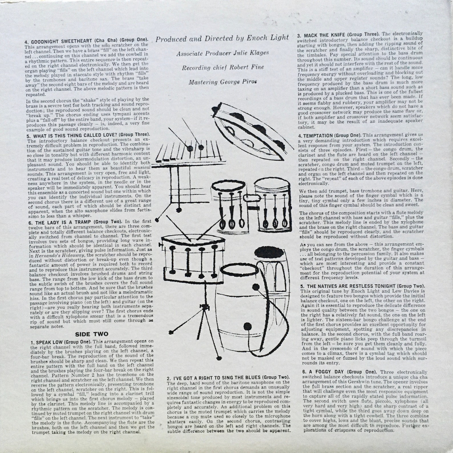 Enoch Light and the Light Brigade Provocative Percussion - Etsy