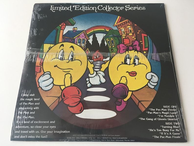 The Pac Man Album SEALED Limited Edition Picture Disc LP Vinyl - Etsy