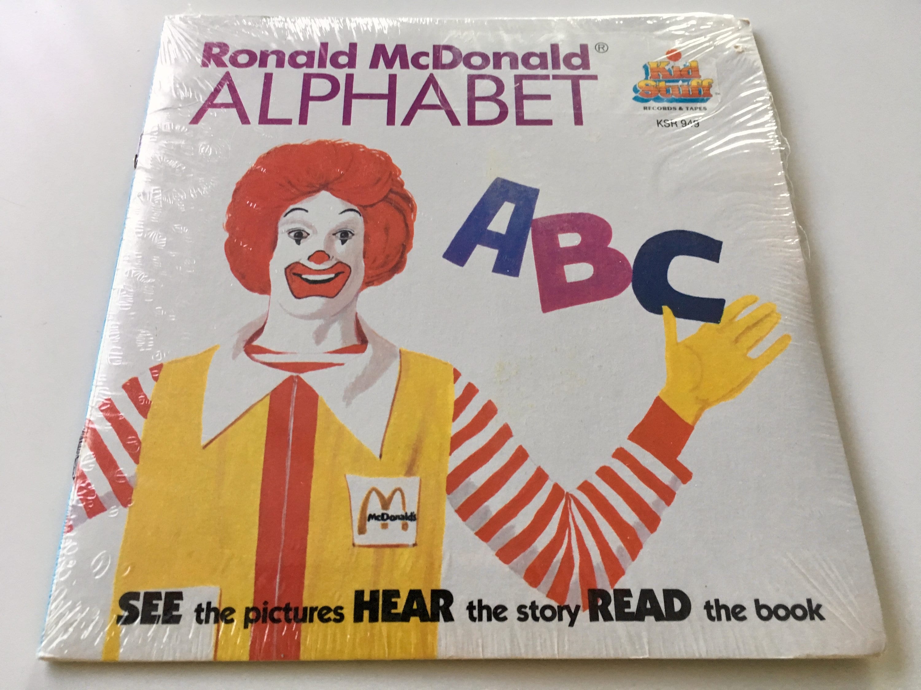 Ronald Mcdonald Alphabet SEALED 7' Vinyl Record / Book - Etsy