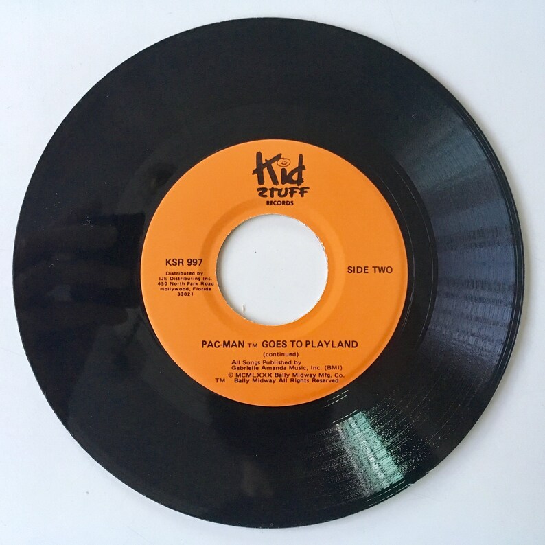 Pac-man Goes to Playland 7' Vinyl Record / Book Kid Stuff | Etsy