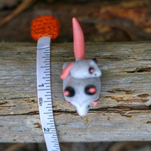 Made to Order Opossum With Baby Totem, Clay Opossum Sculpture, Handmade ...