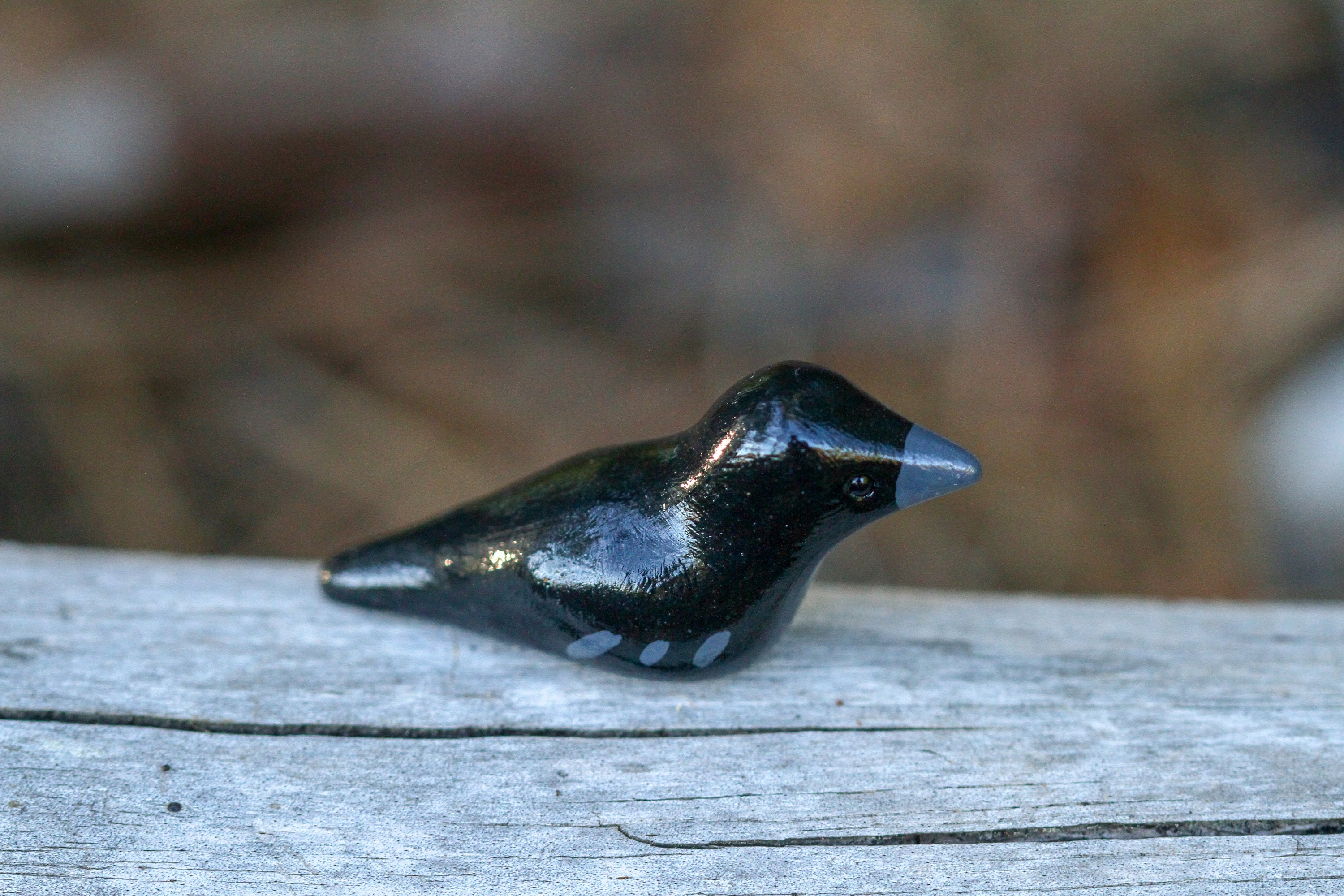 Made to Order Crow Totem, Raven Clay Figurine, Crow Sculpture, Raven ...