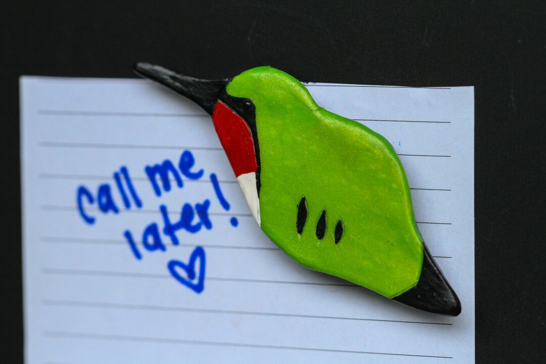 Made to Order Hummingbird Fridge Magnet, Hummingbird Magnet, Handmade ...