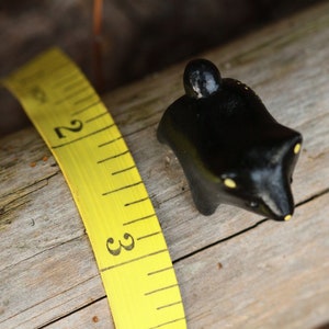 Made to Order Moon Bear Totem, Black Bear Figure, Handmade Bear ...