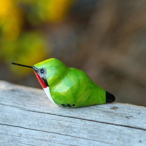 Made to Order Hummingbird Totem, Hummingbird Clay Figurine, Hummingbird ...