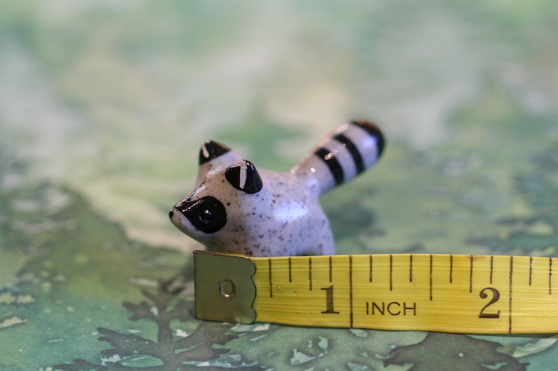 Made to Order Standing Raccoon Totem Clay Raccoon Figure - Etsy