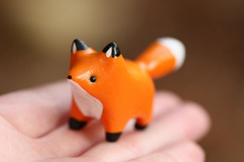Made to Order Standing Fox Totem Red Fox Figure Arctic Fox - Etsy