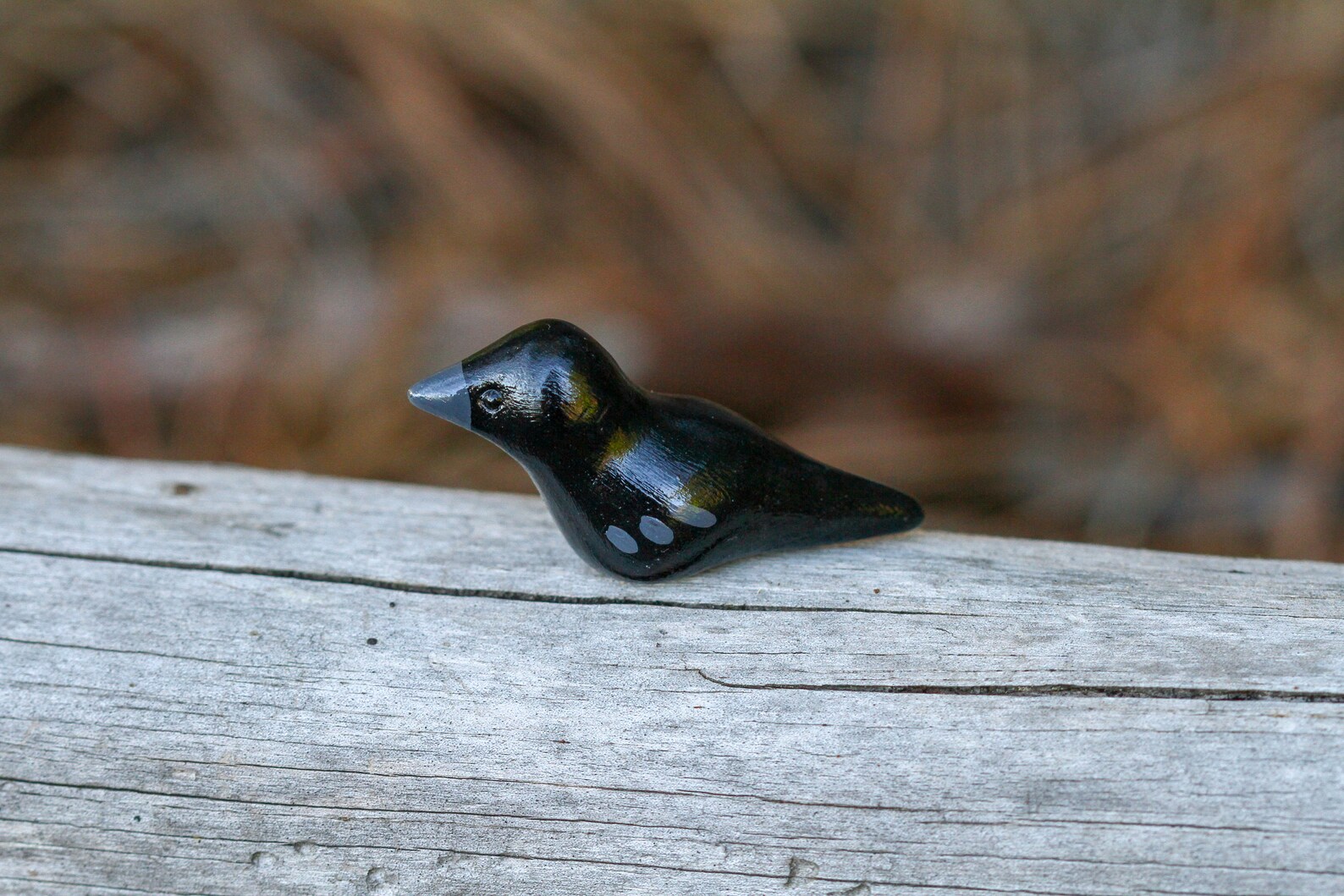 Made to Order Crow Totem Raven Clay Figurine Crow Sculpture - Etsy