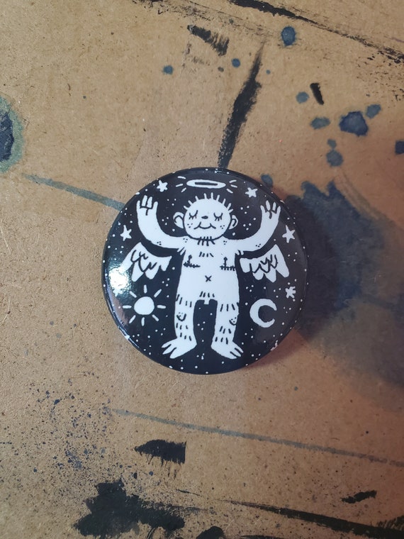 Trans Angel Button Transgender/ Trans/ FTM / Transmasc - Etsy