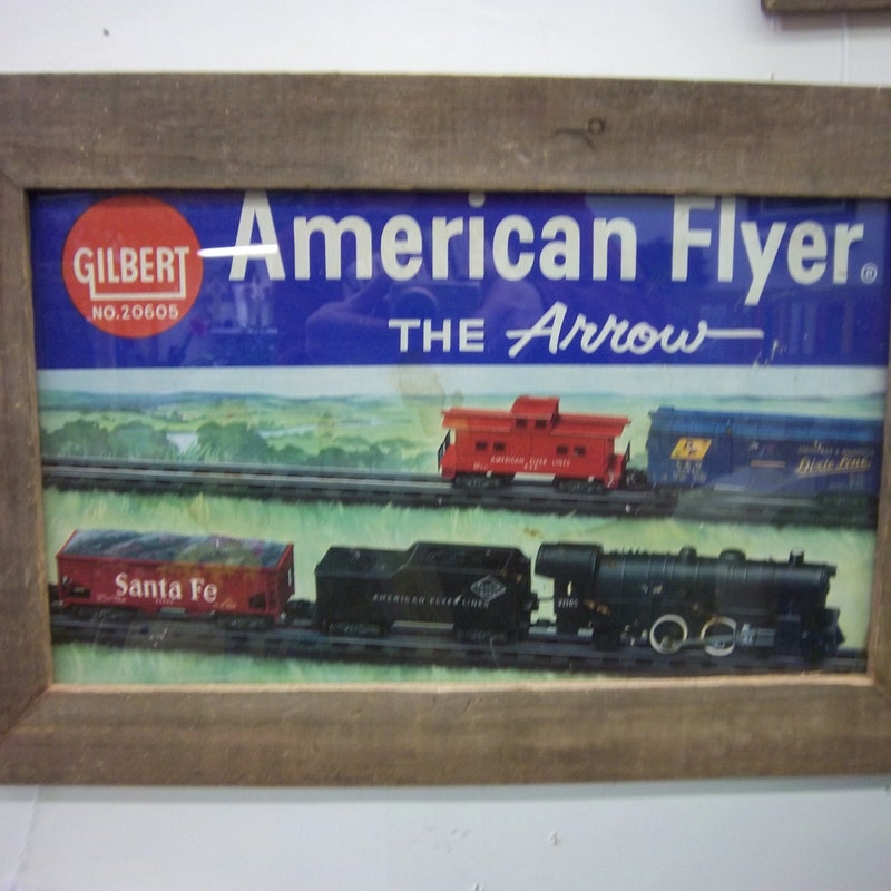 Antique American Flyer Train - Etsy