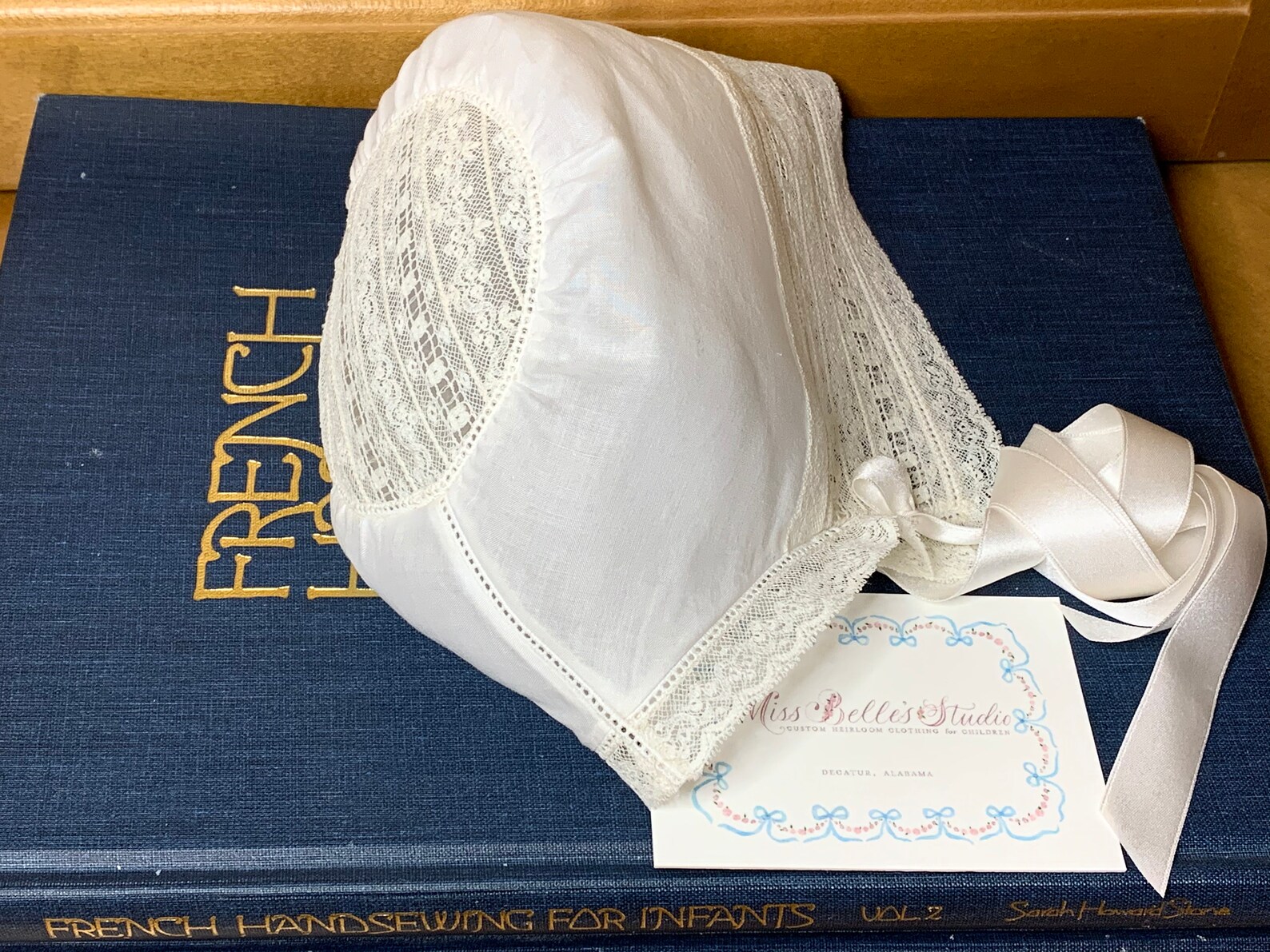FHS Boy's Christening or Dedication Cap With Lace Band and Lace Crown ...