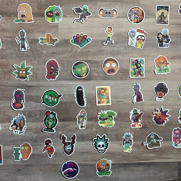 Rick Morty Stickers - Etsy