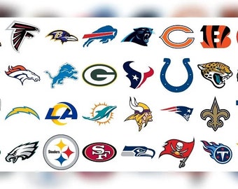NFL Pick Your Team Logo Vinyl Sticker - Etsy