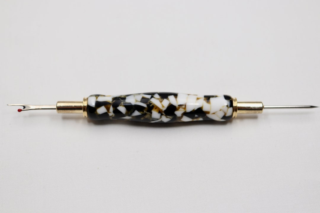 Seam Ripper & Stiletto in Gold (champagne Confetti) - Etsy