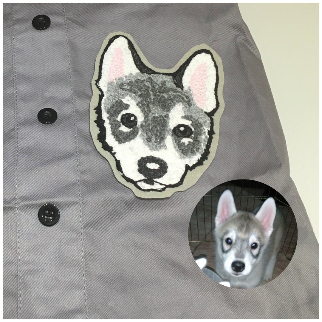 Custom Chainstitch Embroidered Pet Patch/ Custom Pet Embroidery - Etsy