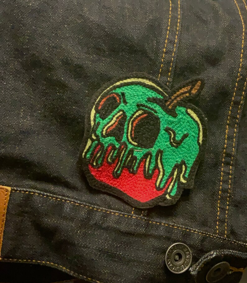 Poison Apple Chainstitch Patch - Etsy