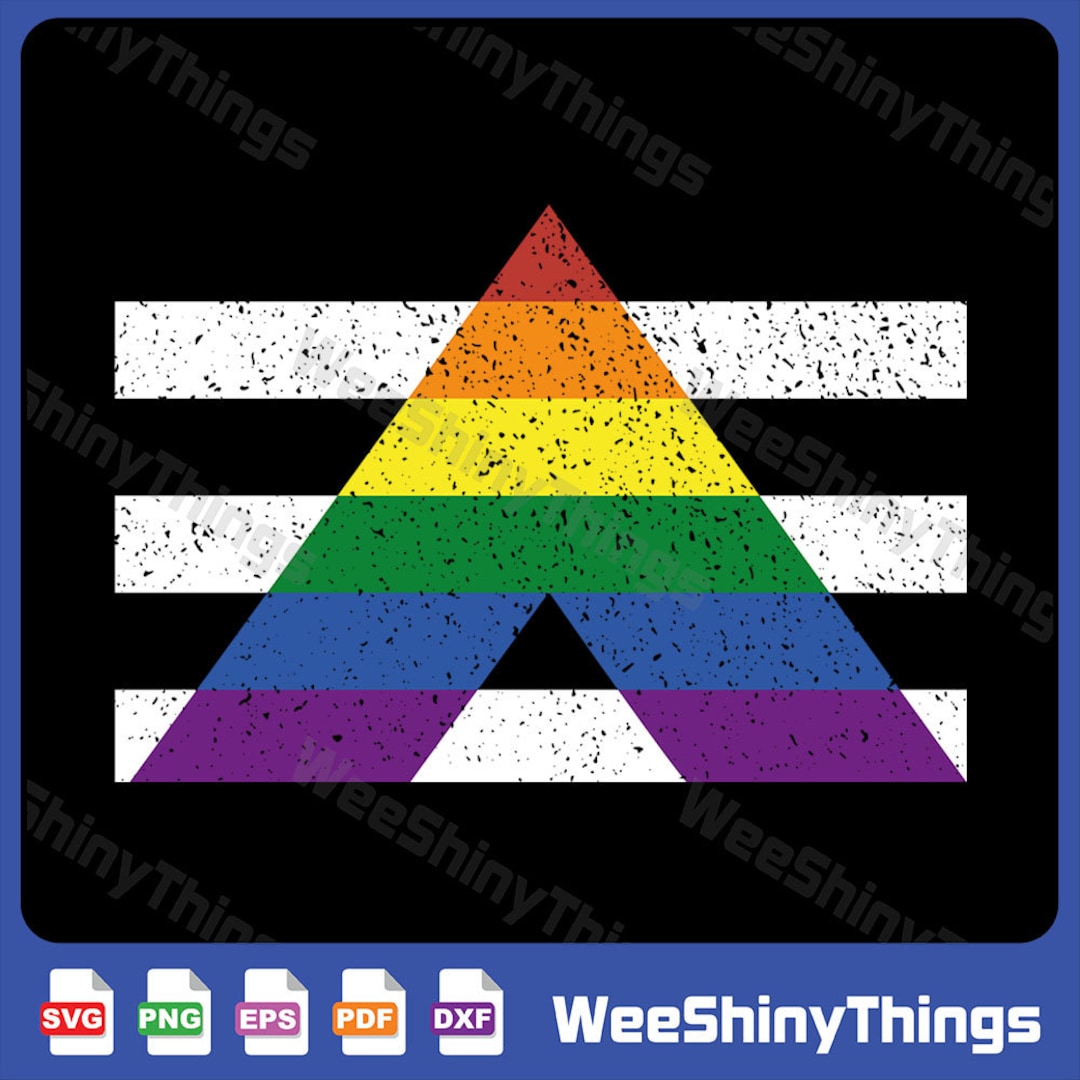 LGBT & Gay Pride Ally Flag Svg, LGBT Ally Svg, LGBTQ Svg, Love is Love ...
