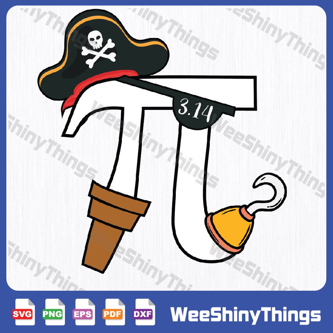 Funny Pi Rate Pirate Pi Day Boys Girls Science Math Teacher Svg, Math ...