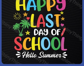 Happy Last Day of School Librarian Svg, Hello Summer Svg, Summer Break ...