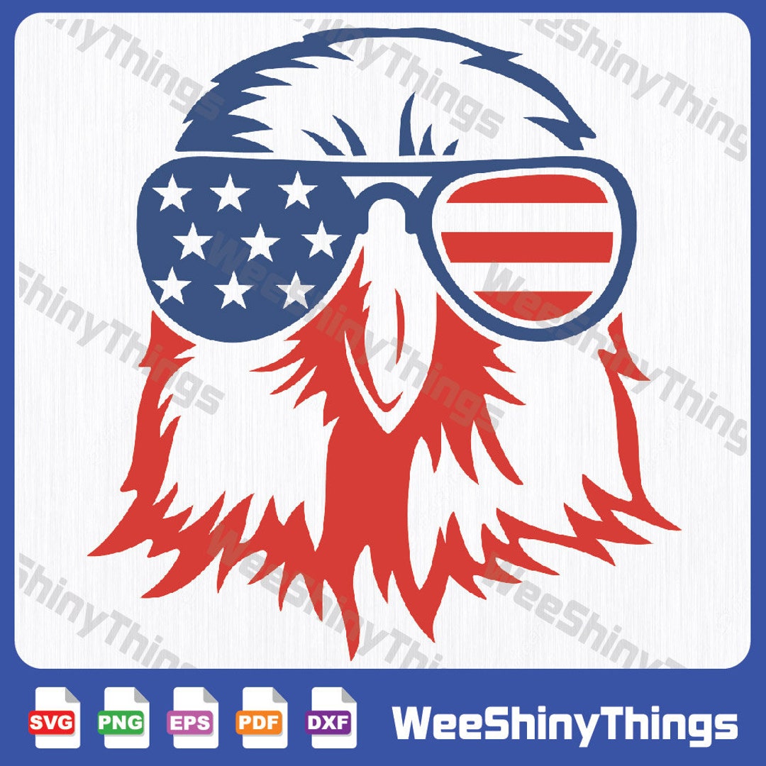 Patriotic Eagle Svg, 4th of July USA American Flag Svg, American Eagle ...