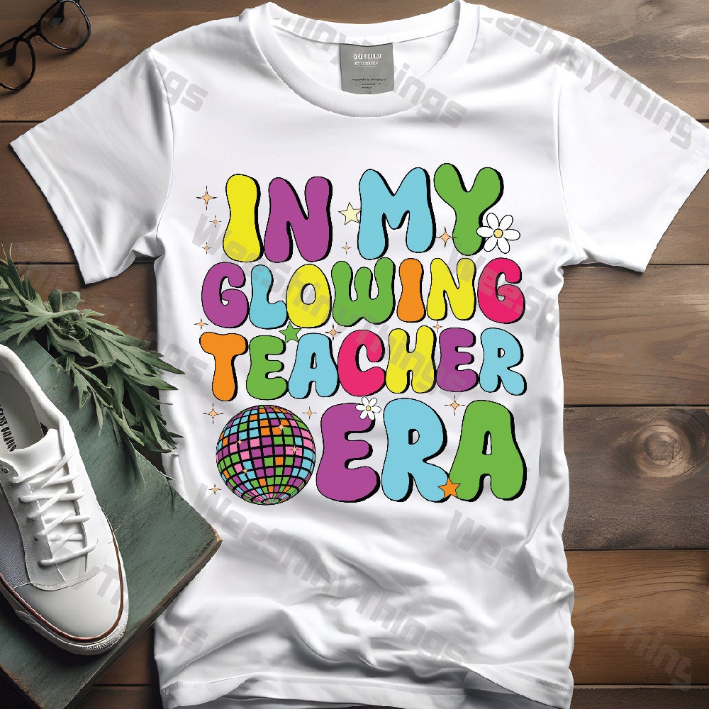 Last Day of School Teacher in My Glowing Teacher Era Summer Svg, School ...