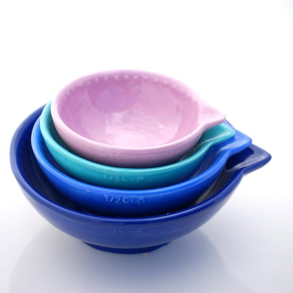 Ceramic Measuring Cups Handmade - Etsy