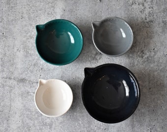 Ceramic Measuring Cup Nesting Prep Bowls Kitchen Hostess Gifts - Etsy