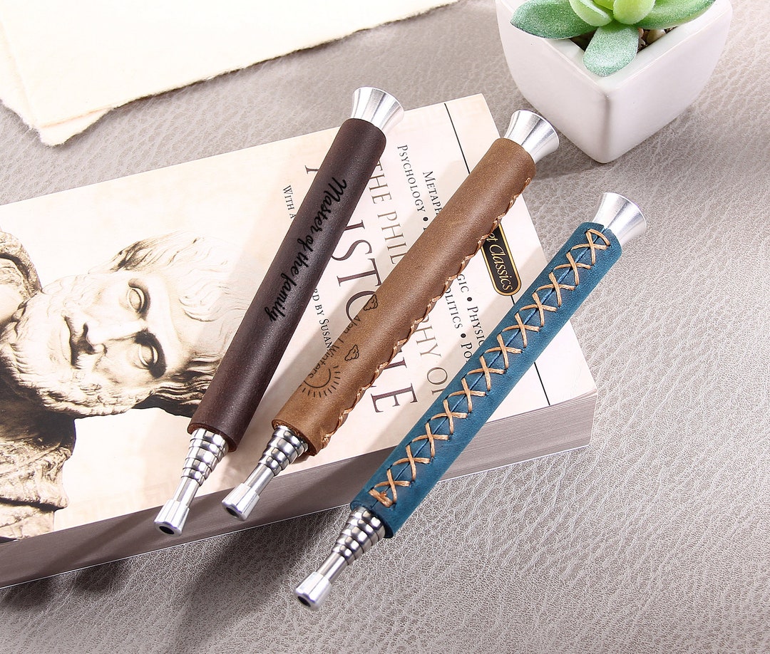 Personalized Fire Blower With Leather Sheath, Leather Sleeve for Fire ...