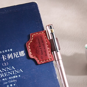 Custom Magnetic Leather Pen Clip for Travelers Notebook Covers ...